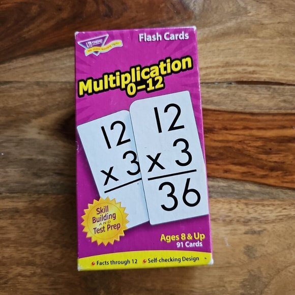Other | Trend Enterprises Multiplication 12 Skill Drill Flash Cards ...
